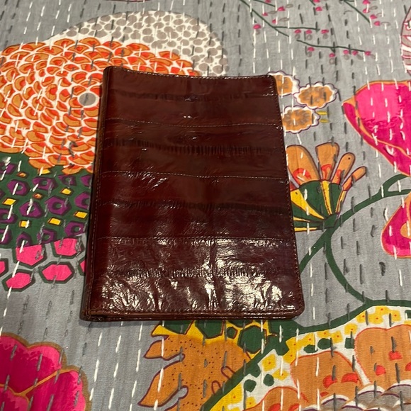 Leather of the Sea | Bags | Vintage Leather Of The Sea Eel Wallet ...